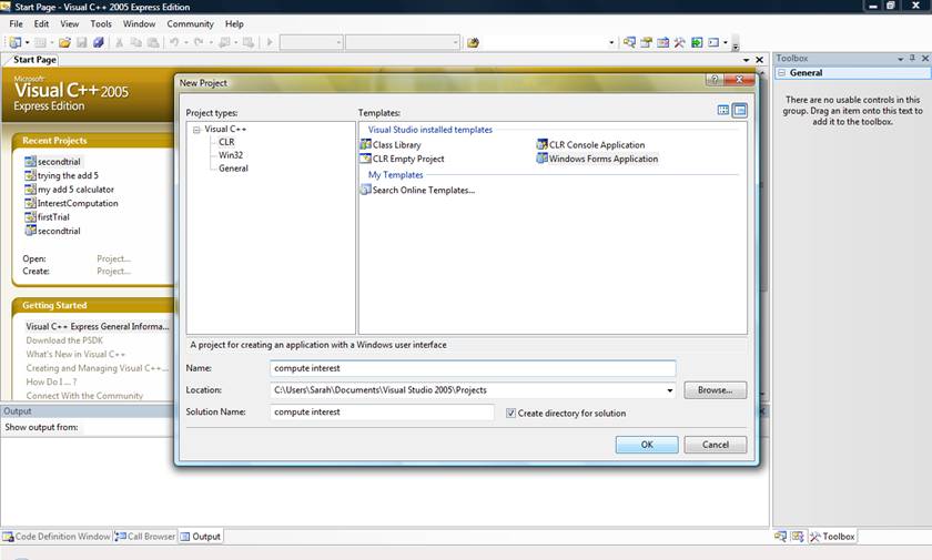 Computing Interest Using A Console Application and MFC