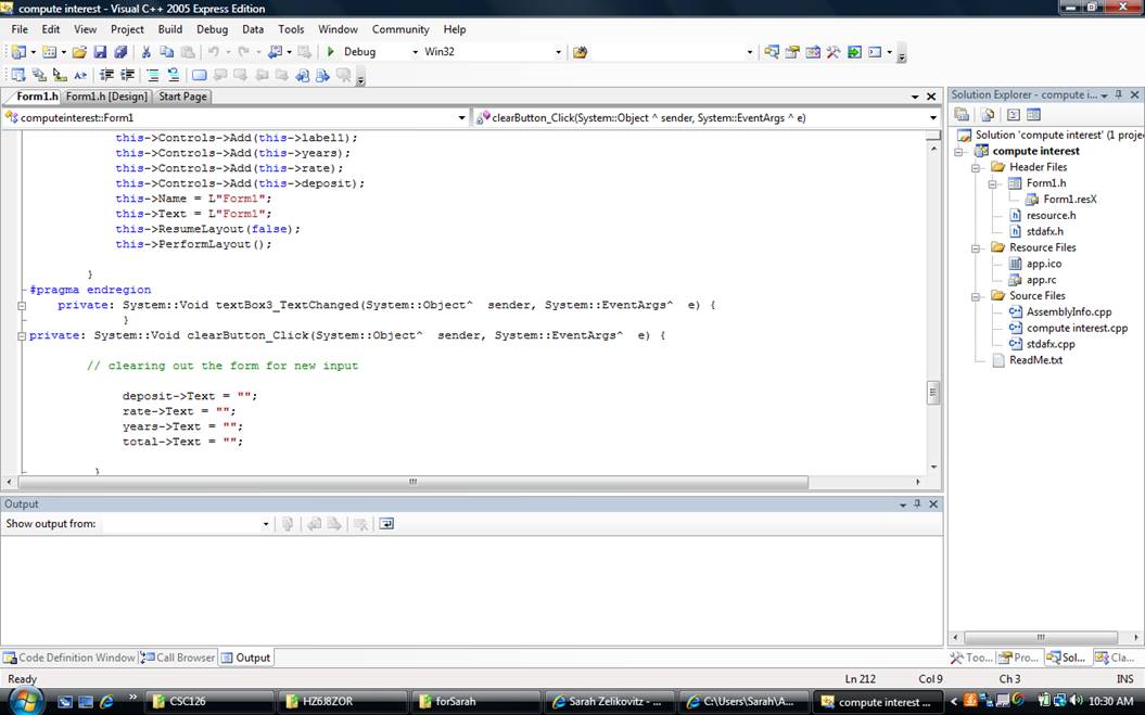 Computing Interest Using A Console Application and MFC